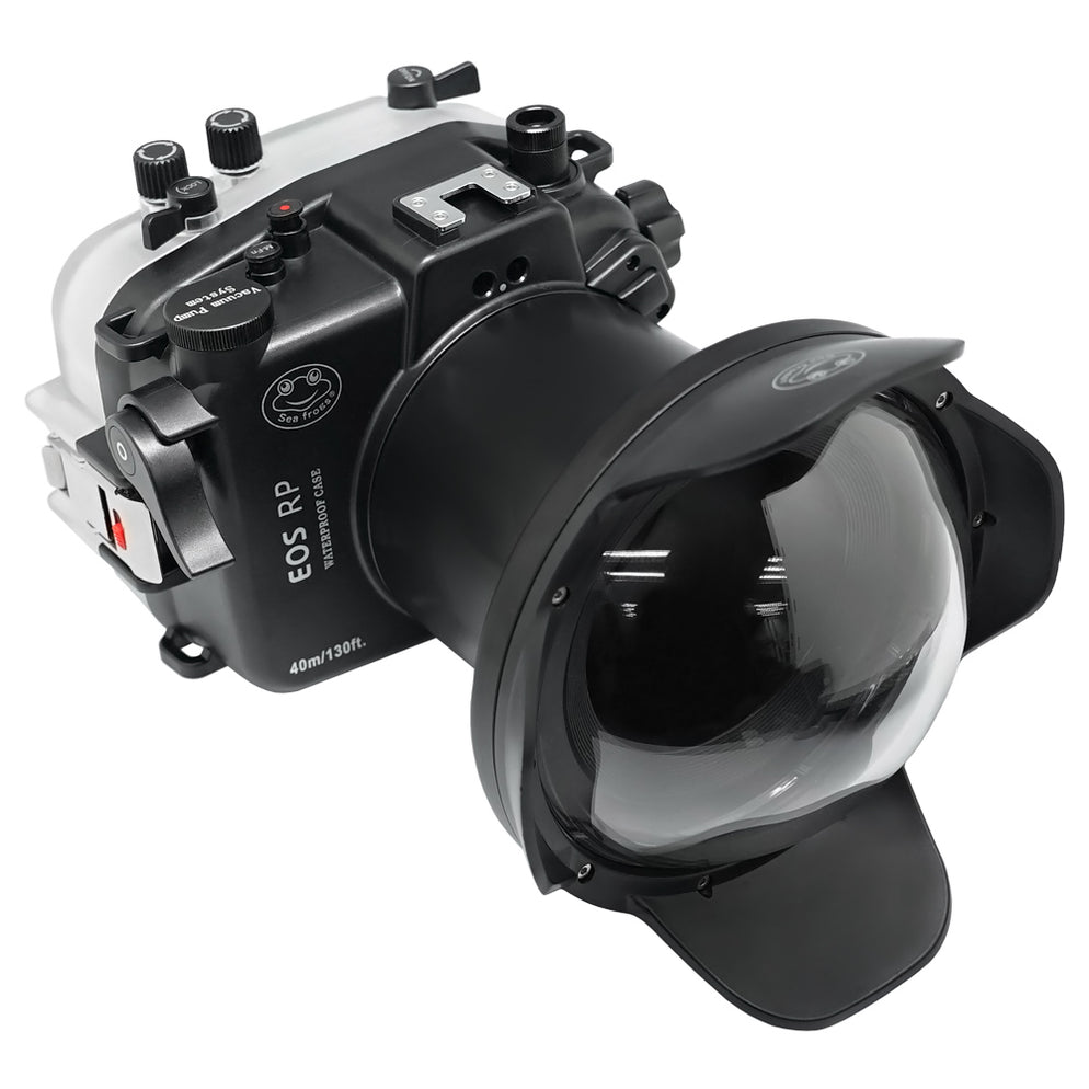 SeaFrogs 40m/130ft Underwater camera housing for Canon EOS RP kit with ...