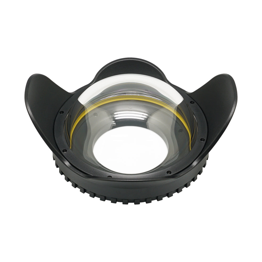 4" Wide Angle Wet Correctional Dome Port Lens (67mm Round Adapter ...
